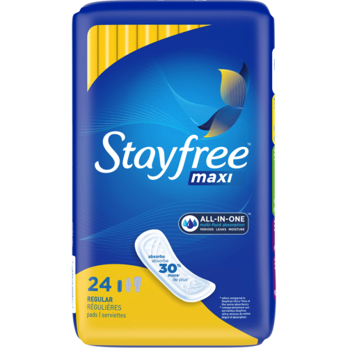 Stayfree Maxi Regular 24ct – PaliMex Distributors